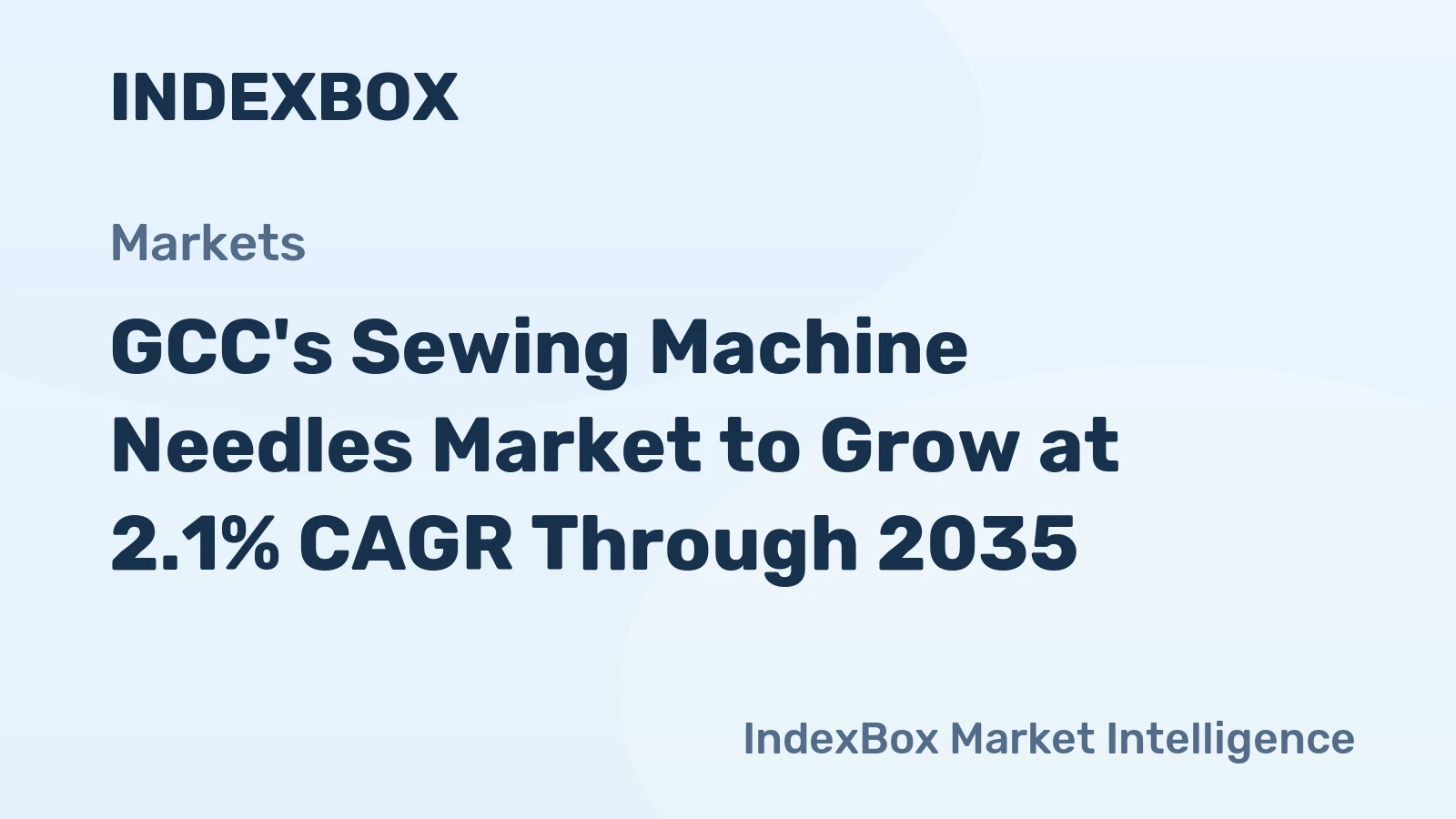 GCC's Sewing Machine Needles Market to Grow at 2.1% CAGR Through 2035