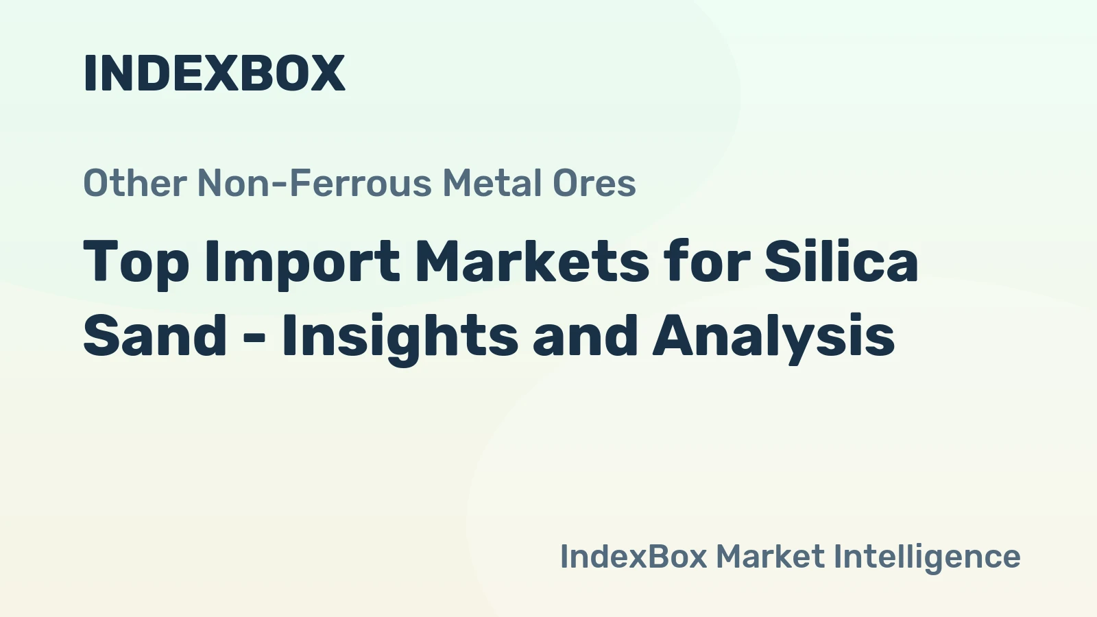 Top Import Markets for Silica Sand - Insights and Analysis
