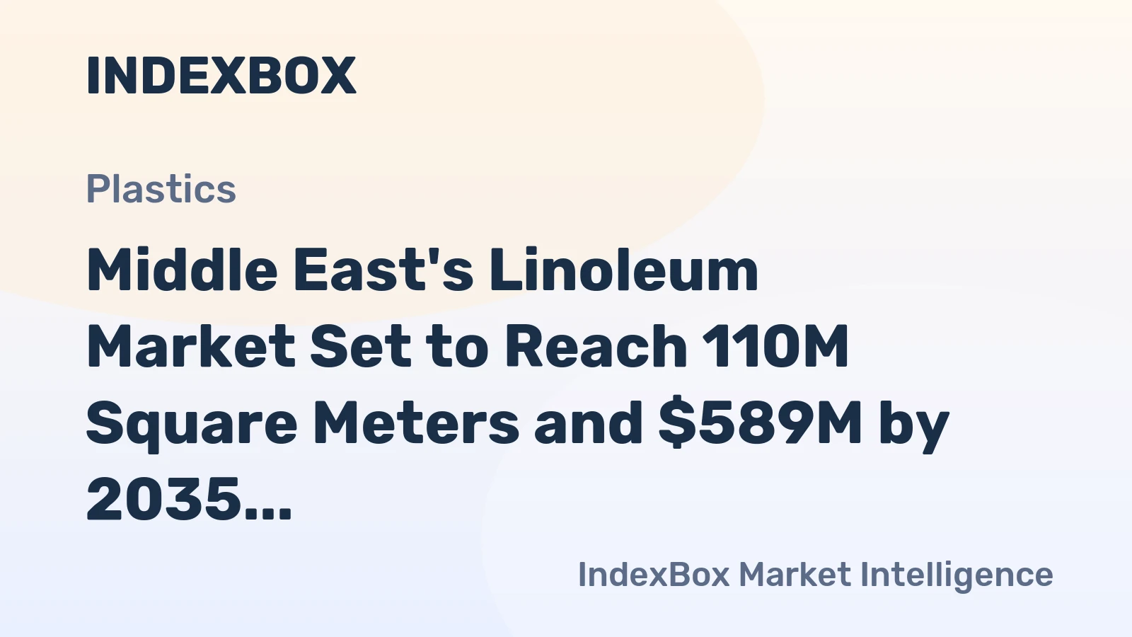 Middle East's Linoleum Market Set to Reach 110M Square Meters and $589M by 2035