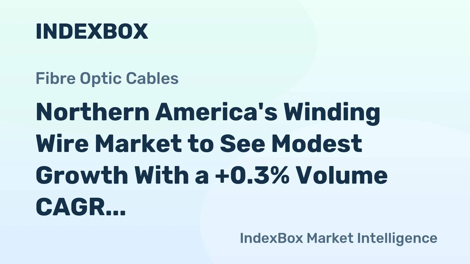 Northern America's Winding Wire Market to See Modest Growth With a +0.3% Volume CAGR Through 2035
