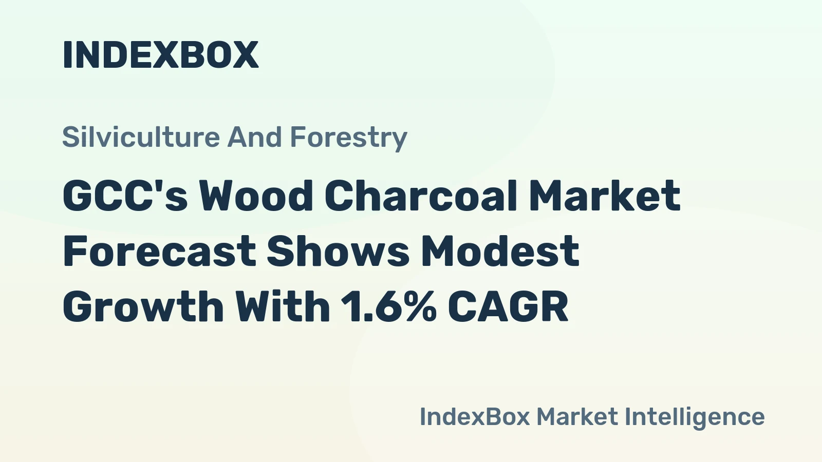GCC's Wood Charcoal Market Forecast Shows Modest Growth With 1.6% CAGR