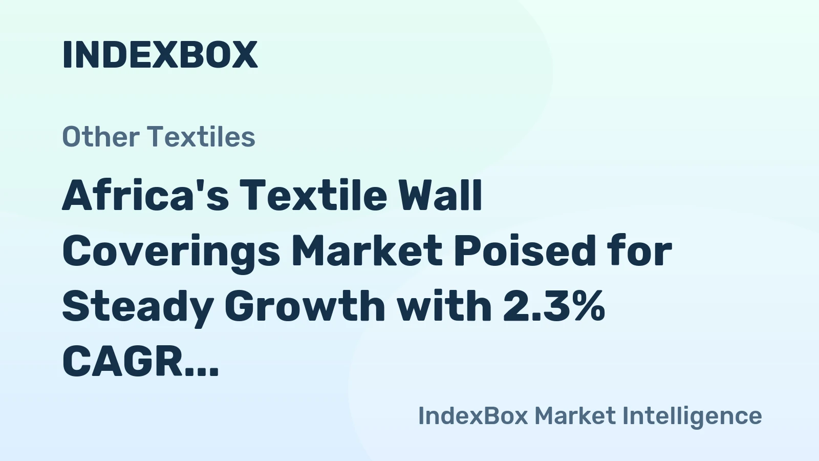Africa's Textile Wall Coverings Market Poised for Steady Growth with 2.3% CAGR in Value