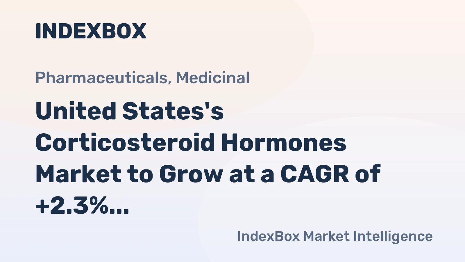 United States's Corticosteroid Hormones Market to Grow at a CAGR of +2.3% until 2035