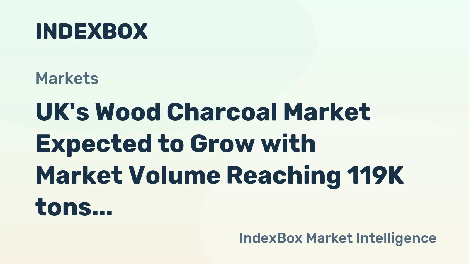 UK's Wood Charcoal Market Expected to Grow with Market Volume Reaching 119K tons and Market Value Reaching $75M by 2035
