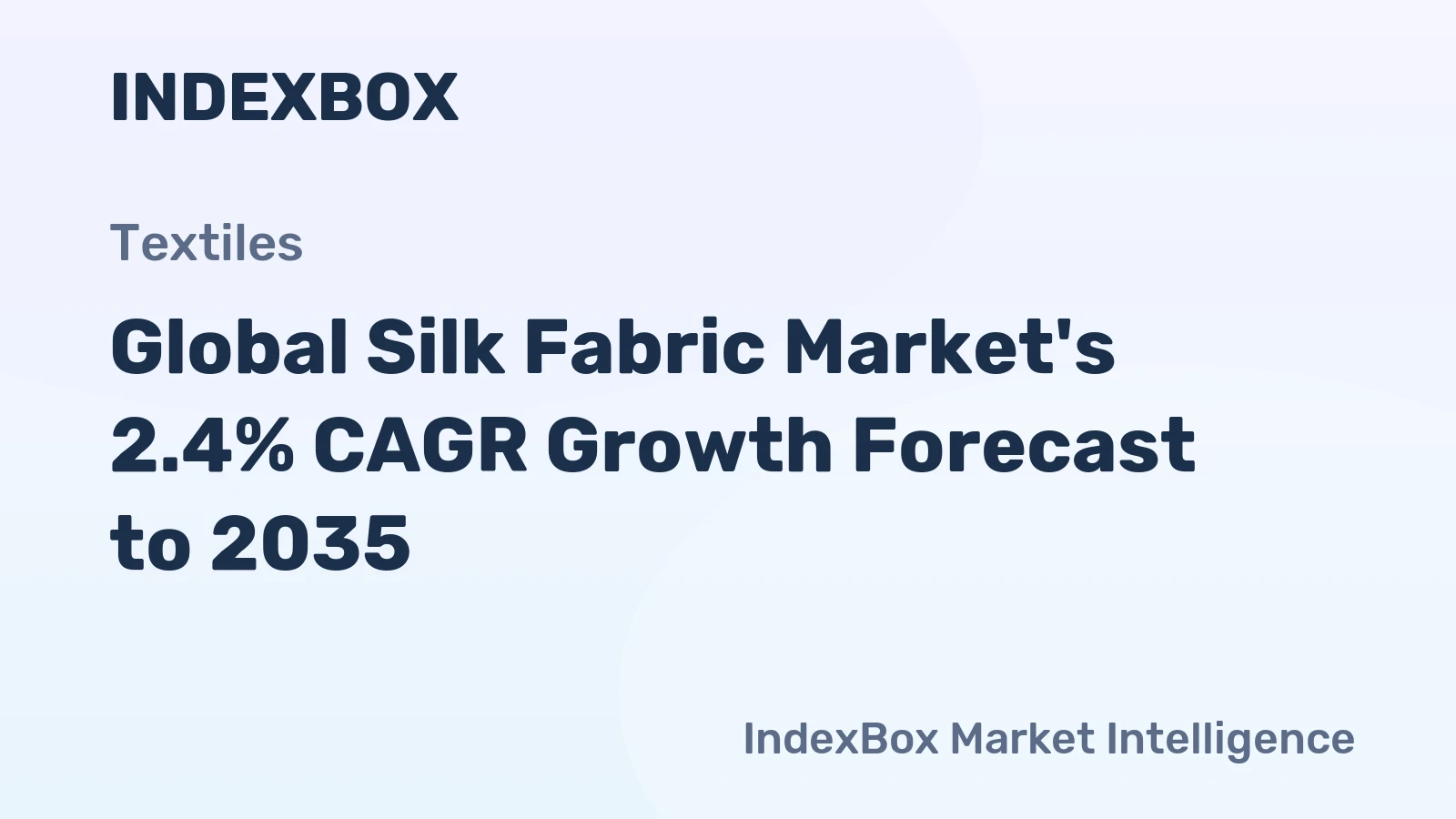 Global Silk Fabric Market's 2.4% CAGR Growth Forecast to 2035