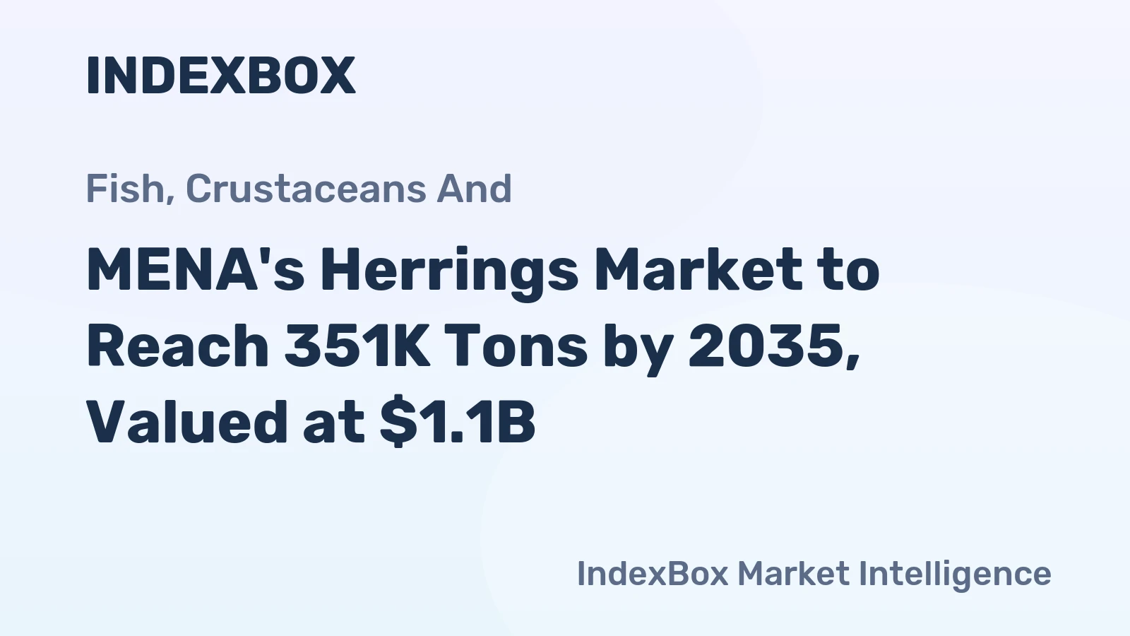 MENA's Herrings Market to Reach 351K Tons by 2035, Valued at $1.1B