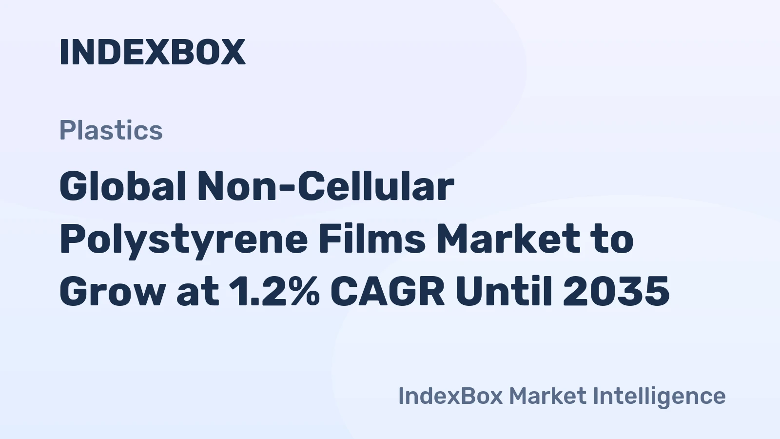 Global Non-Cellular Polystyrene Films Market to Grow at 1.2% CAGR Until 2035