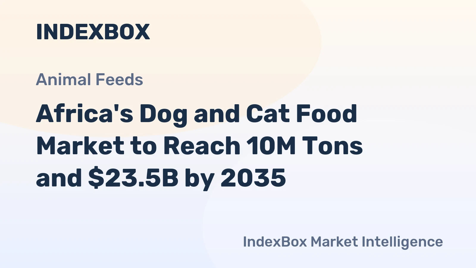Africa's Dog and Cat Food Market to Reach 10M Tons and $23.5B by 2035