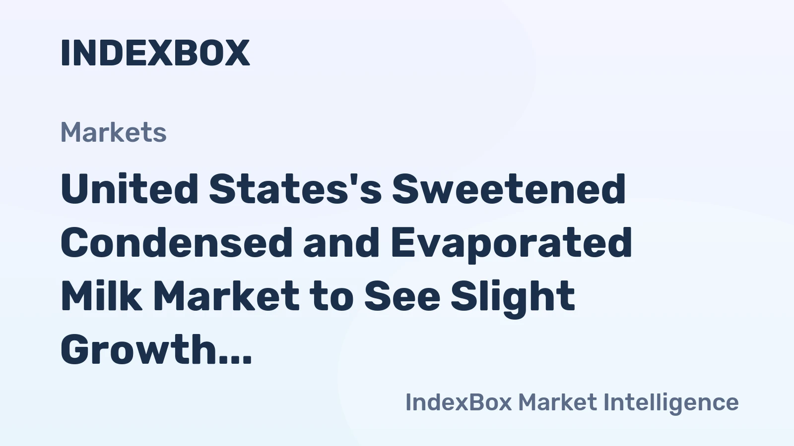 United States's Sweetened Condensed and Evaporated Milk Market to See Slight Growth with Market Volume Reaching 776K Tons by 2035