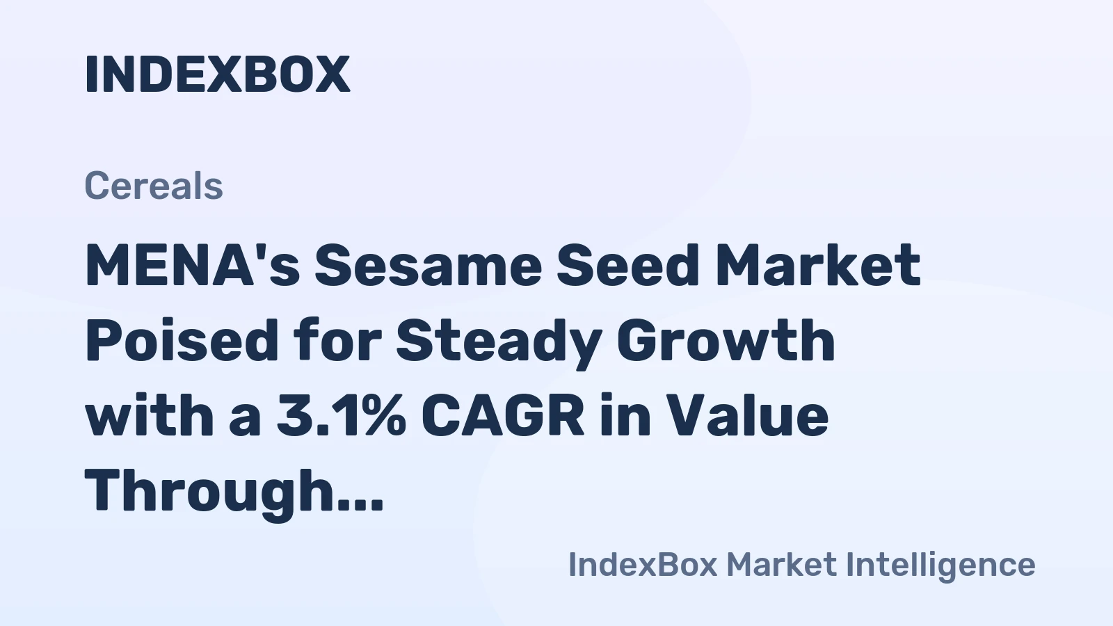MENA's Sesame Seed Market Poised for Steady Growth with a 3.1% CAGR in Value Through 2035