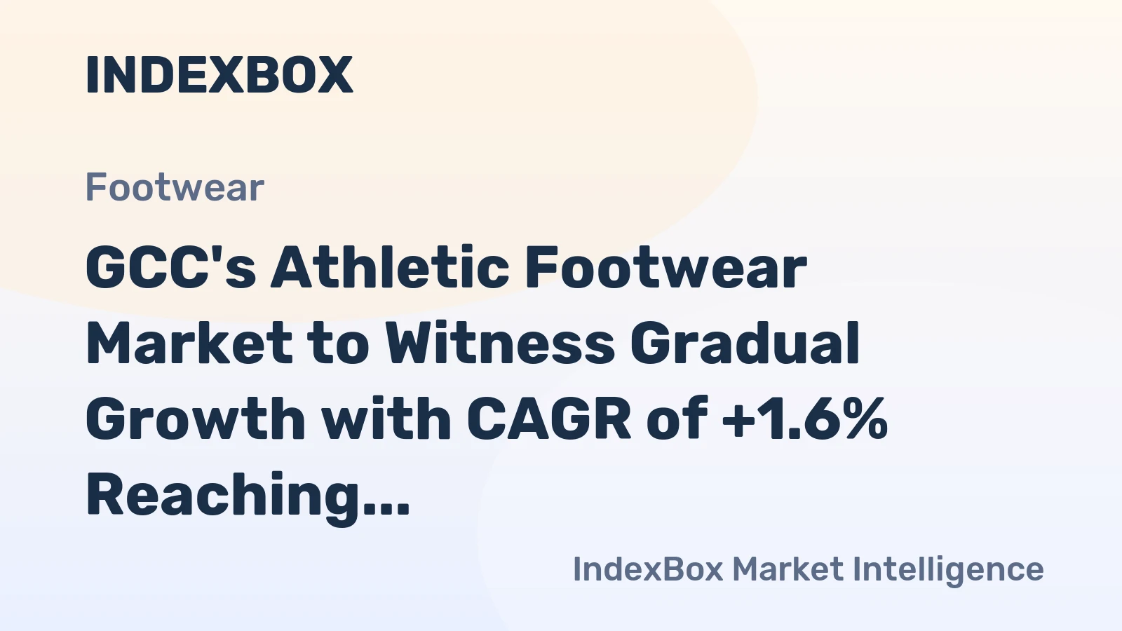 GCC's Athletic Footwear Market to Witness Gradual Growth with CAGR of +1.6% Reaching $519M by 2035