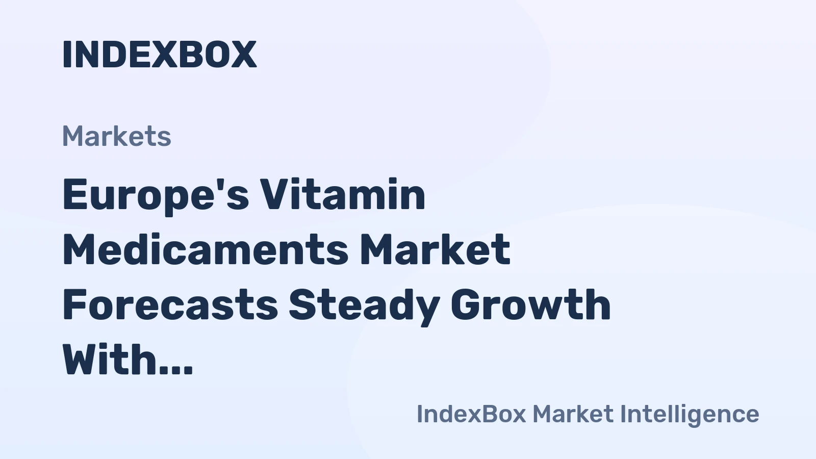 Europe's Vitamin Medicaments Market Forecasts Steady Growth With a +1.3% Volume CAGR Through 2035