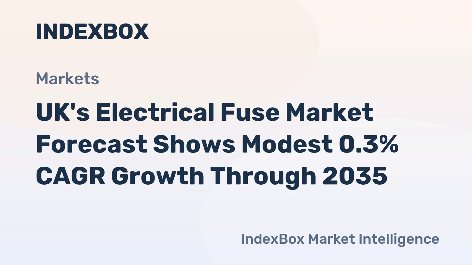UK's Electrical Fuse Market Forecast Shows Modest 0.3% CAGR Growth Through 2035