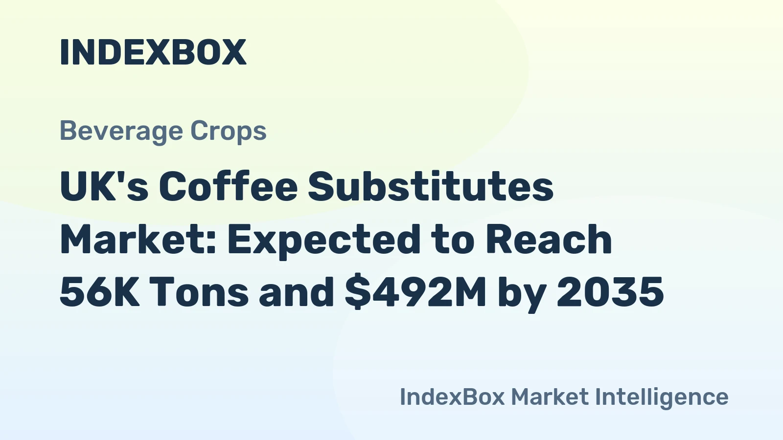 UK's Coffee Substitutes Market: Expected to Reach 56K Tons and $492M by 2035