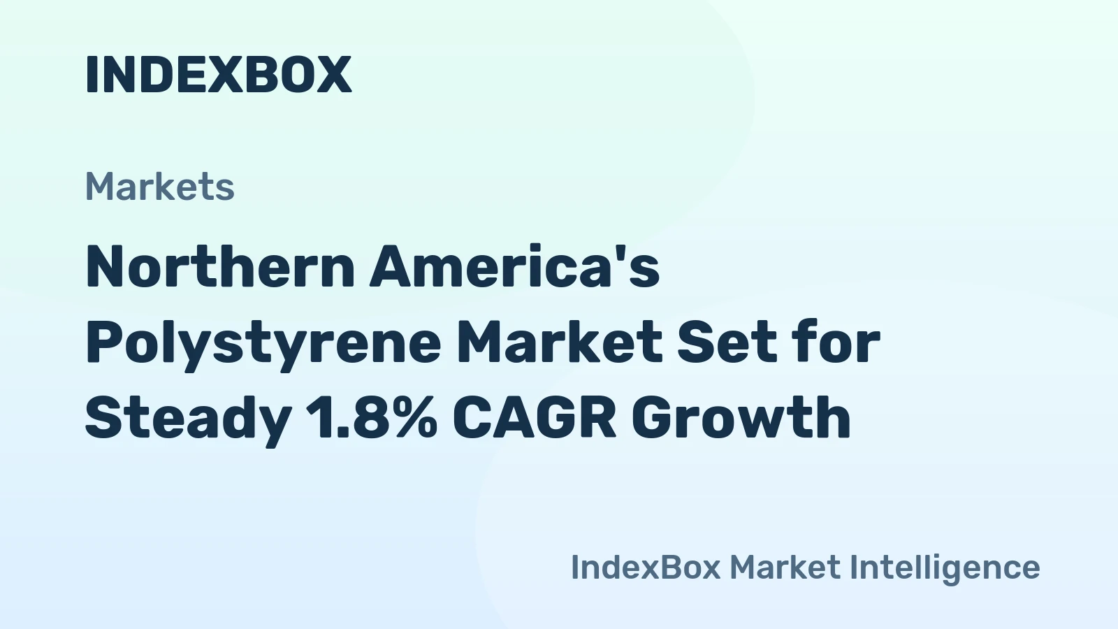 Northern America's Polystyrene Market Set for Steady 1.8% CAGR Growth