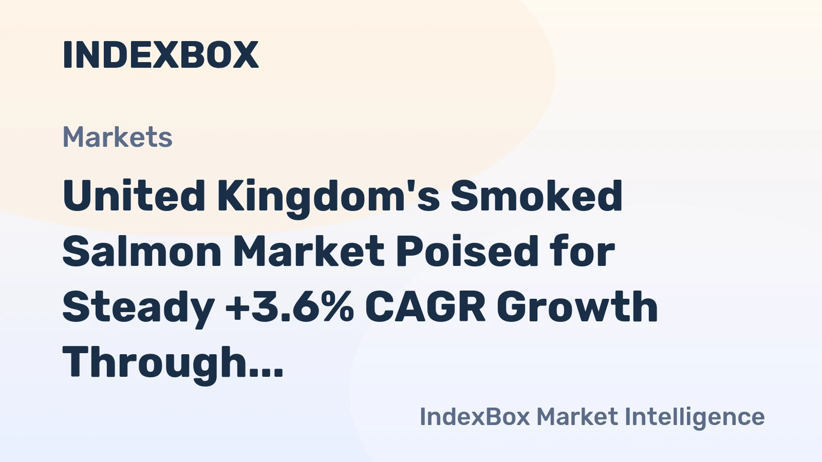 United Kingdom's Smoked Salmon Market Poised for Steady +3.6% CAGR Growth Through 2035