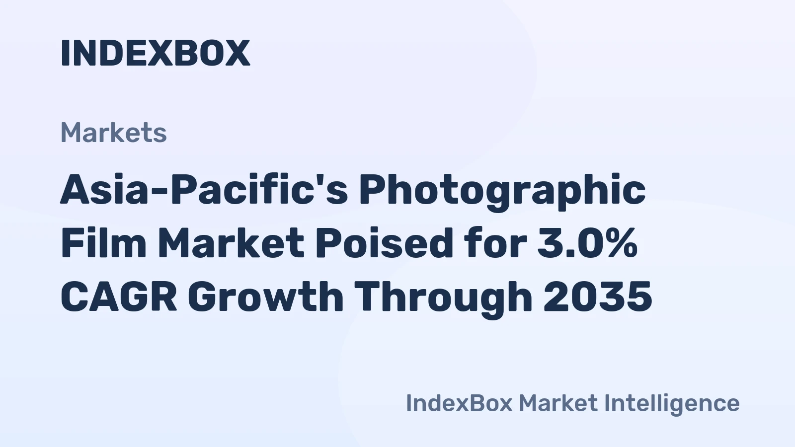 Asia-Pacific's Photographic Film Market Poised for 3.0% CAGR Growth Through 2035