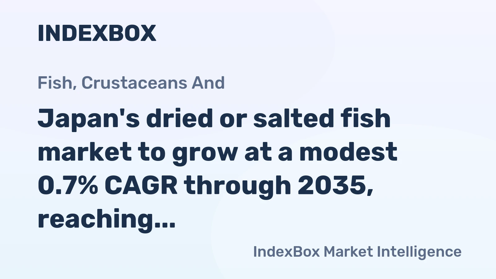 Japan's dried or salted fish market to grow at a modest 0.7% CAGR through 2035, reaching $759M, driven by rising domestic demand.