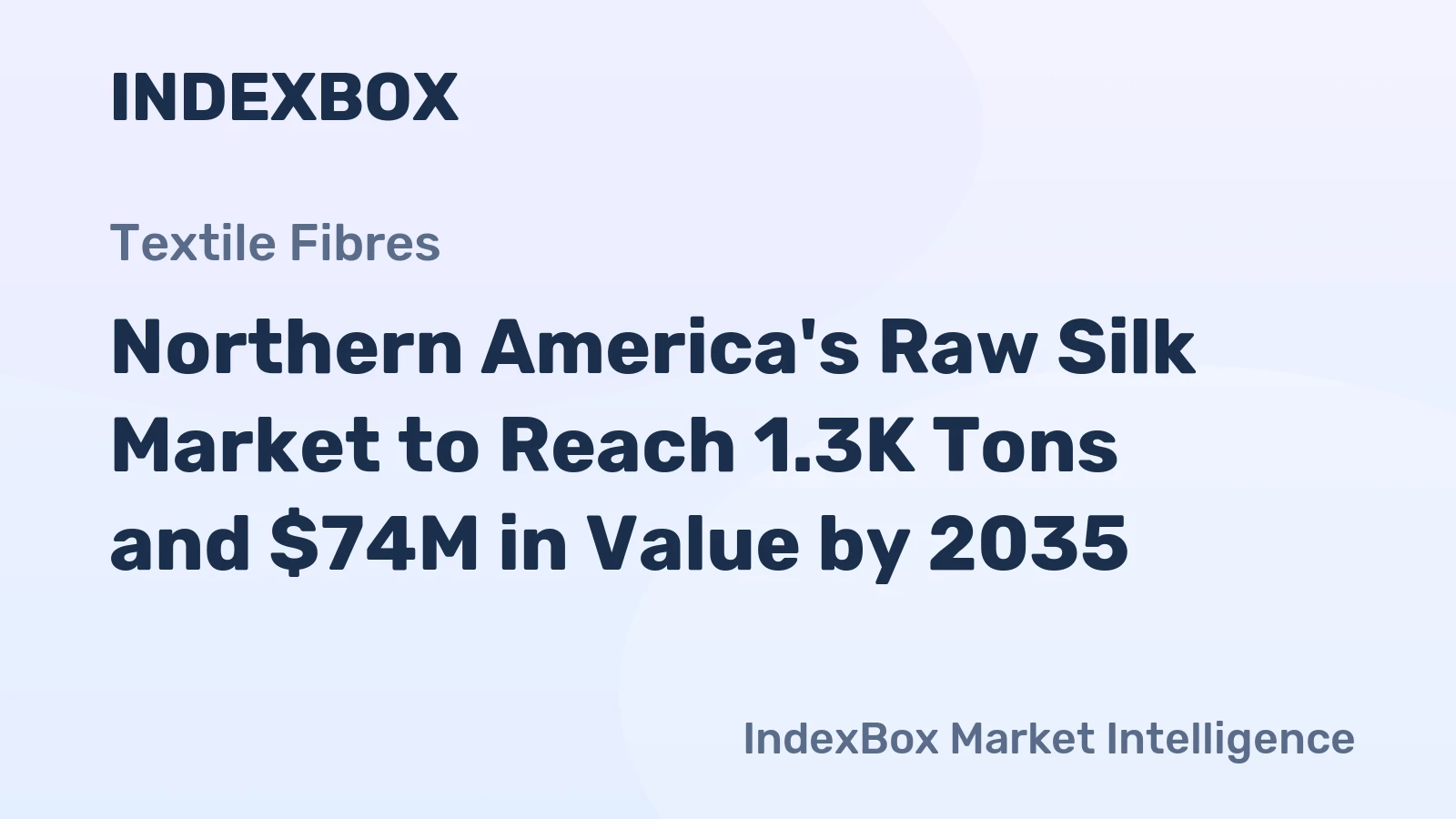 Northern America's Raw Silk Market to Reach 1.3K Tons and $74M in Value by 2035