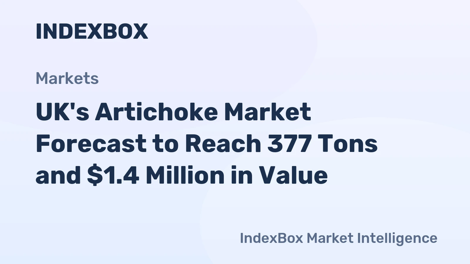 UK's Artichoke Market Forecast to Reach 377 Tons and $1.4 Million in Value