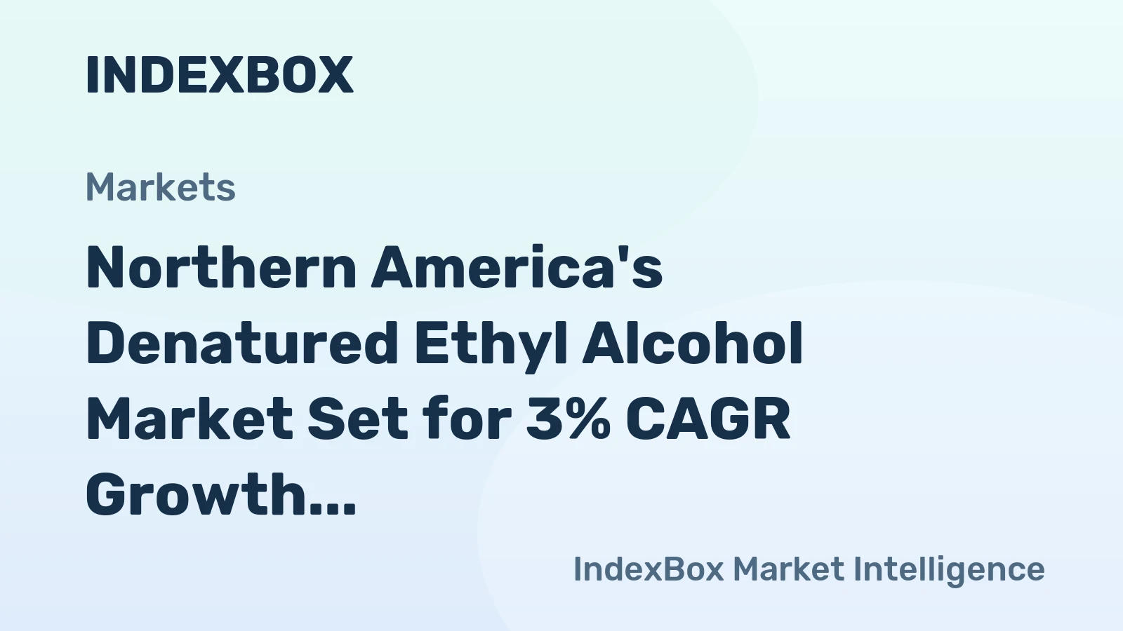 Northern America's Denatured Ethyl Alcohol Market Set for 3% CAGR Growth Through 2035