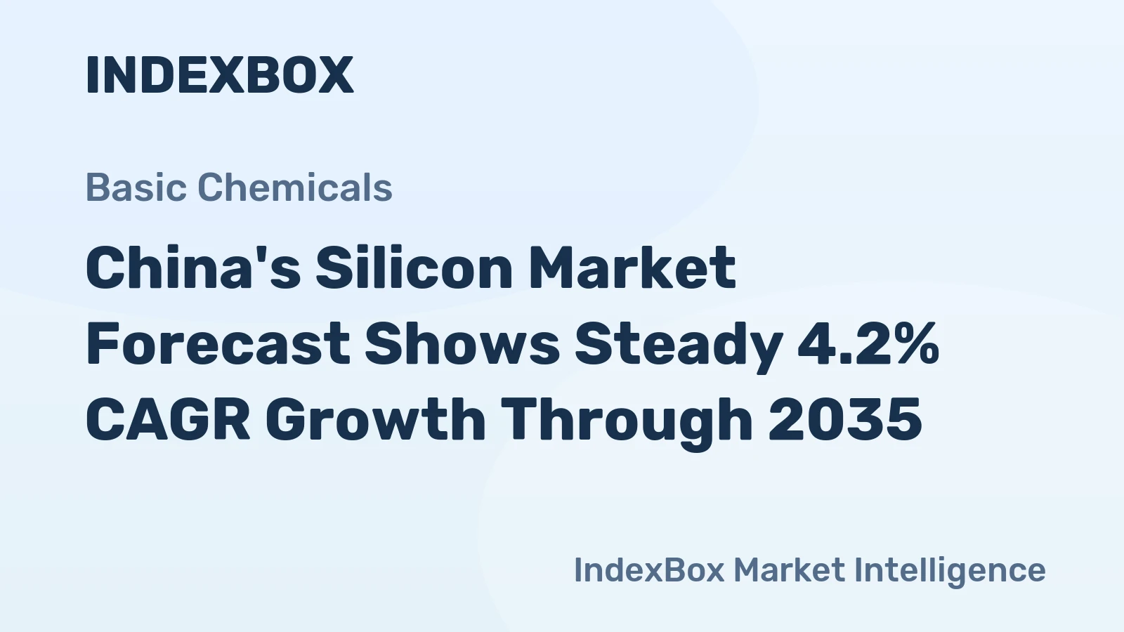 China's Silicon Market Forecast Shows Steady 4.2% CAGR Growth Through 2035