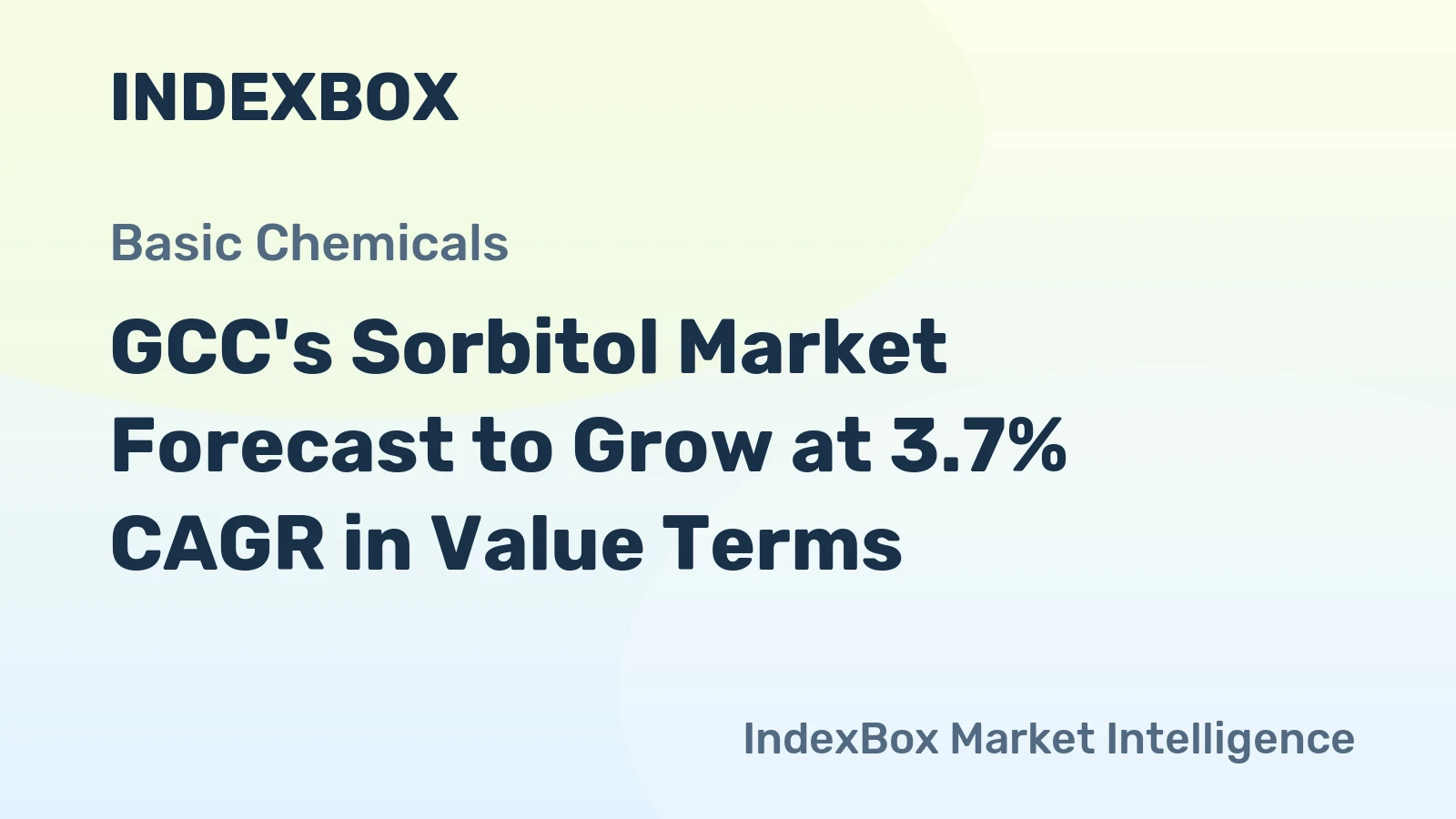 GCC's Sorbitol Market Forecast to Grow at 3.7% CAGR in Value Terms
