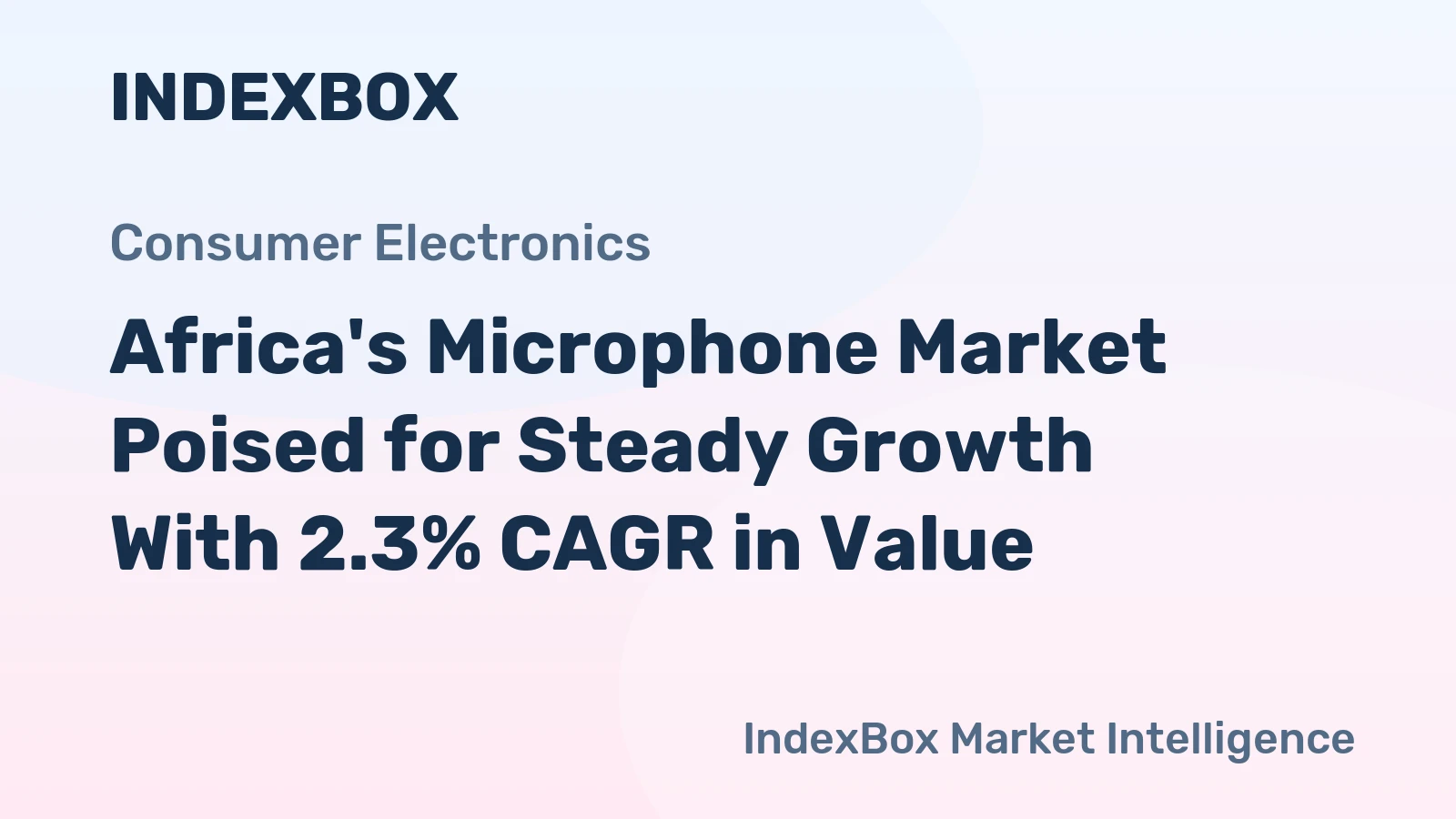 Africa's Microphone Market Poised for Steady Growth With 2.3% CAGR in Value