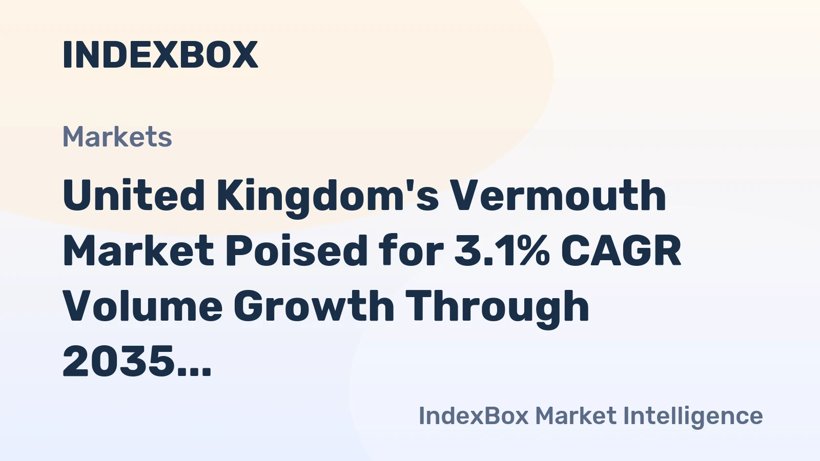United Kingdom's Vermouth Market Poised for 3.1% CAGR Volume Growth Through 2035