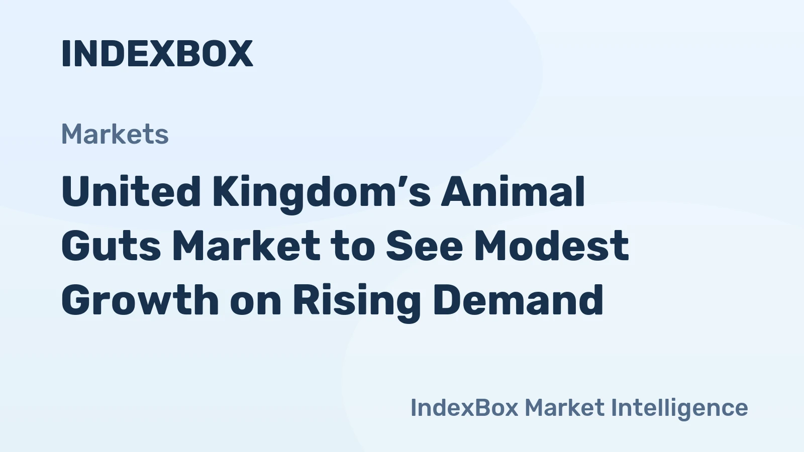 United Kingdom’s Animal Guts Market to See Modest Growth on Rising Demand