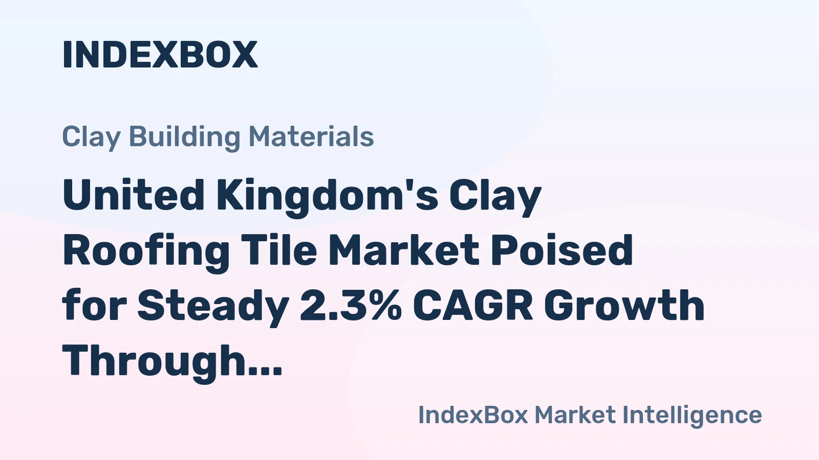 United Kingdom's Clay Roofing Tile Market Poised for Steady 2.3% CAGR Growth Through 2035