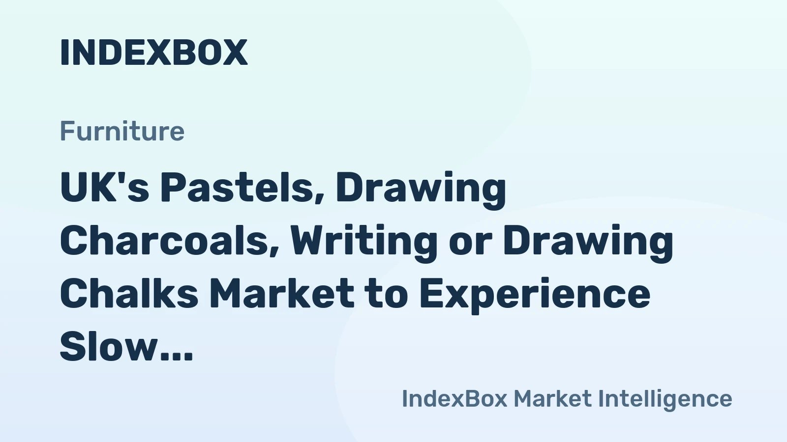 UK's Pastels, Drawing Charcoals, Writing or Drawing Chalks Market to Experience Slow Growth with +0.8% CAGR from 2024 to 2035