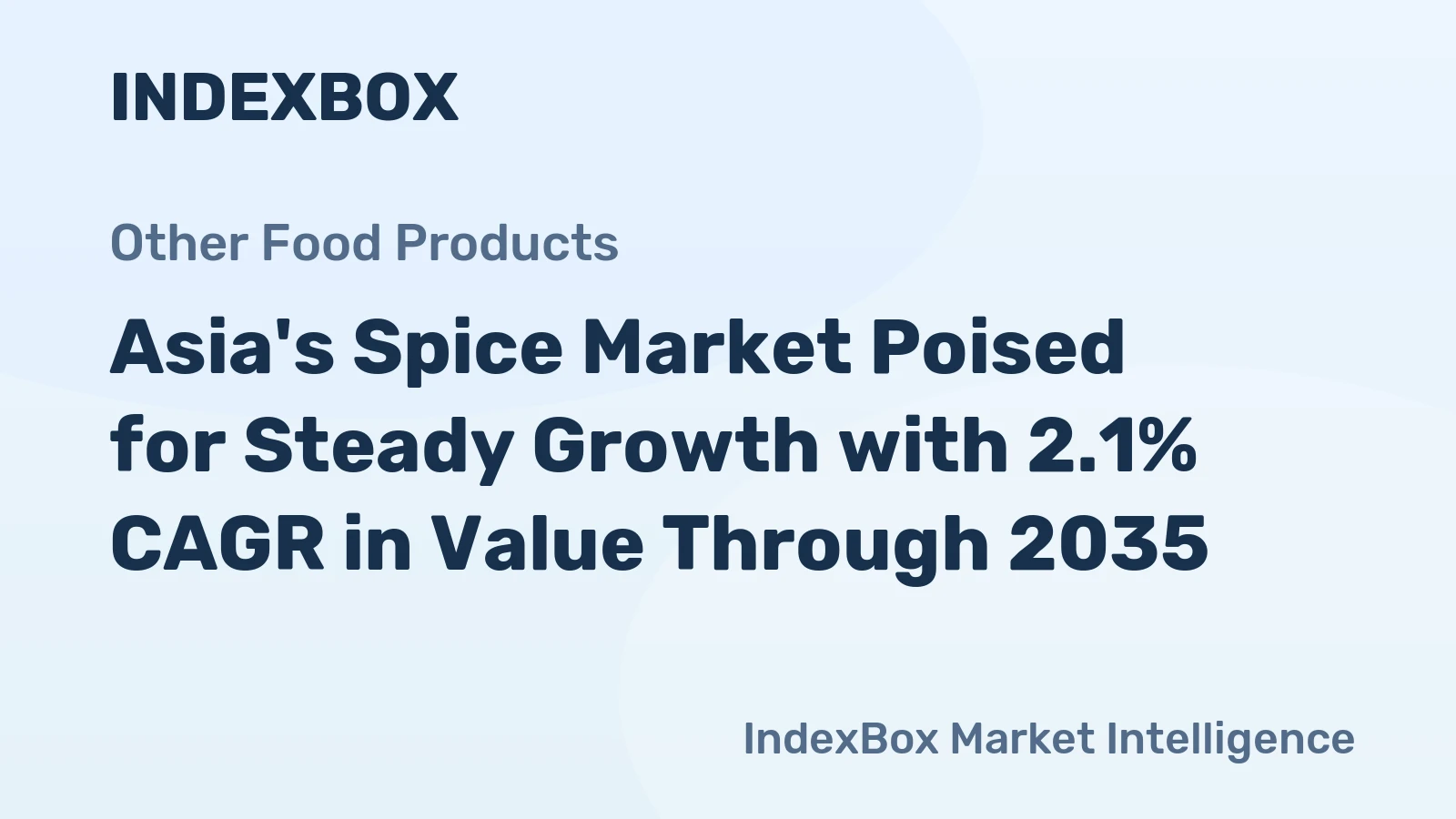 Asia's Spice Market Poised for Steady Growth with 2.1% CAGR in Value Through 2035