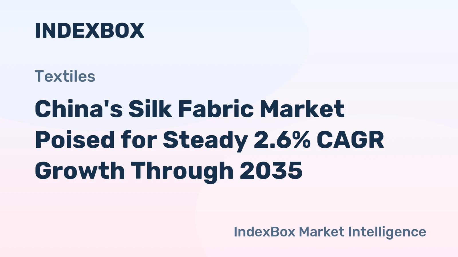 China's Silk Fabric Market Poised for Steady 2.6% CAGR Growth Through 2035