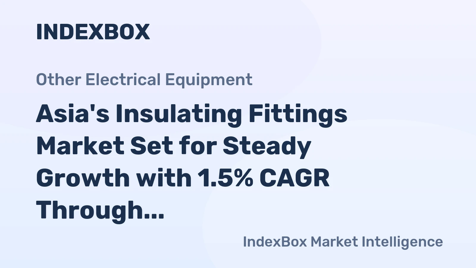 Asia's Insulating Fittings Market Set for Steady Growth with 1.5% CAGR Through 2035