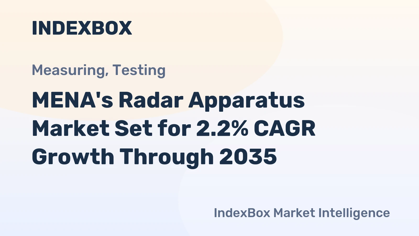 MENA's Radar Apparatus Market Set for 2.2% CAGR Growth Through 2035
