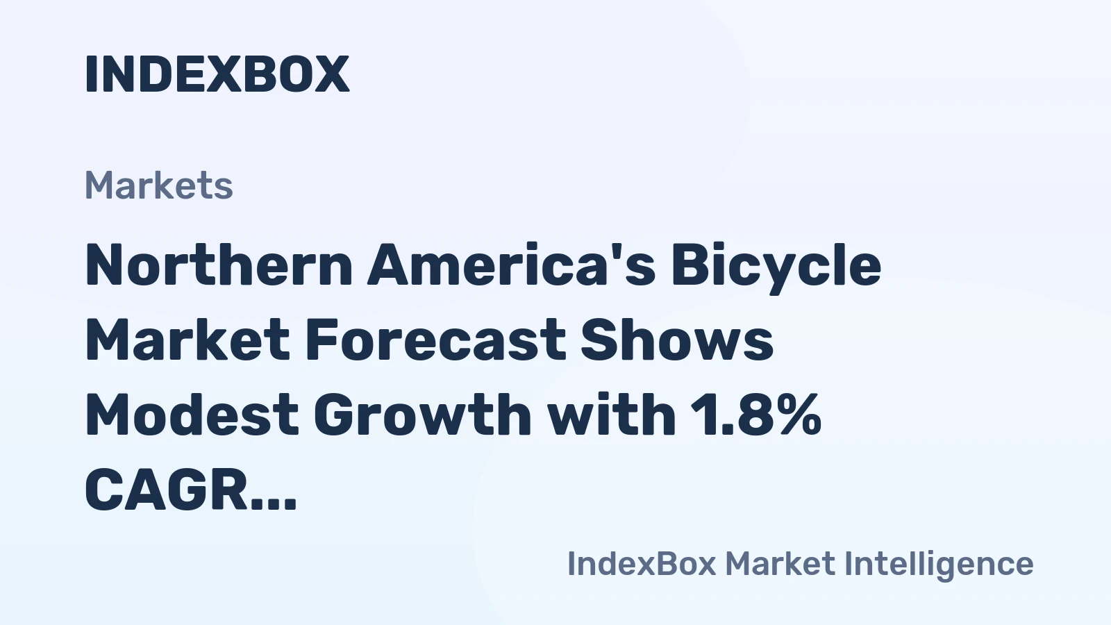 Northern America's Bicycle Market Forecast Shows Modest Growth with 1.8% CAGR Through 2035