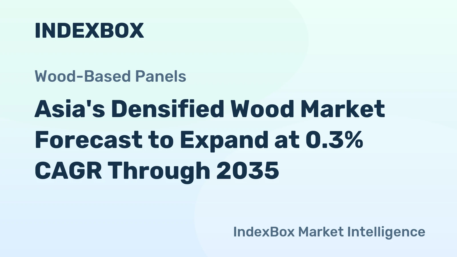 Asia's Densified Wood Market Forecast to Expand at 0.3% CAGR Through 2035