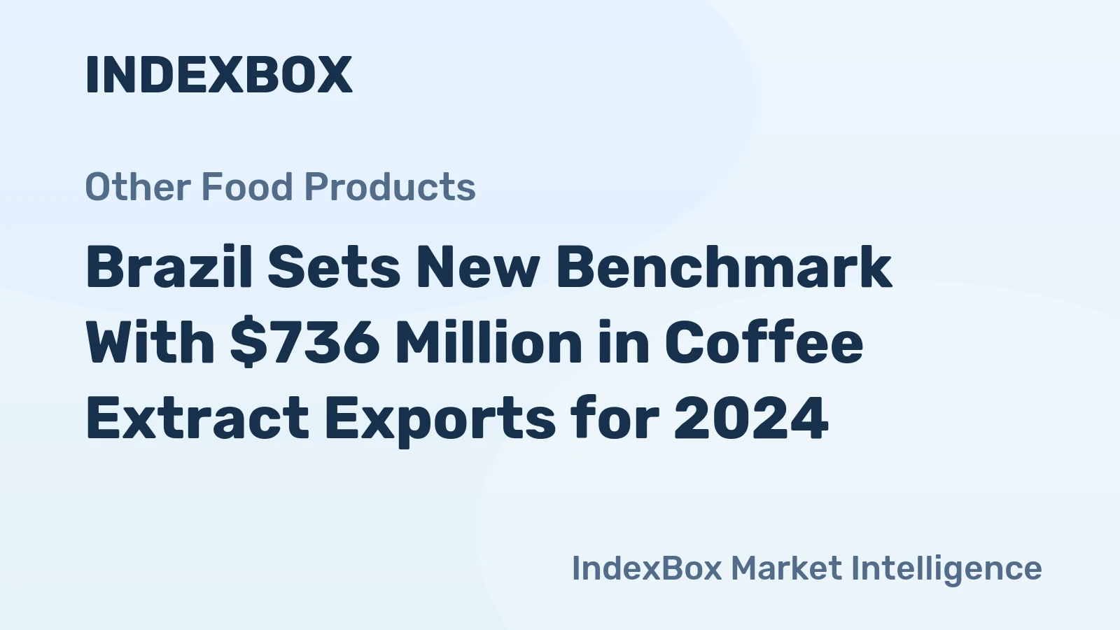 Brazil Sets New Benchmark With $736 Million in Coffee Extract Exports for 2024