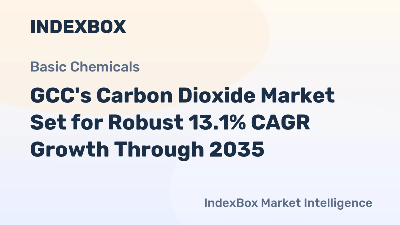 GCC's Carbon Dioxide Market Set for Robust 13.1% CAGR Growth Through 2035