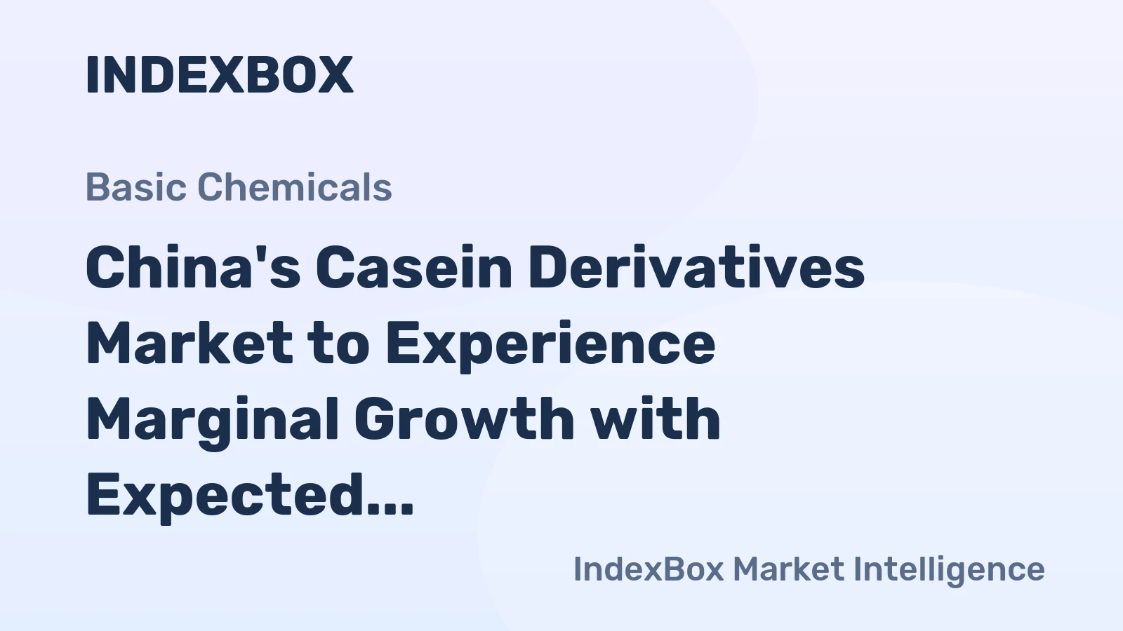 China's Casein Derivatives Market to Experience Marginal Growth with Expected CAGR of +0.1% from 2024 to 2035