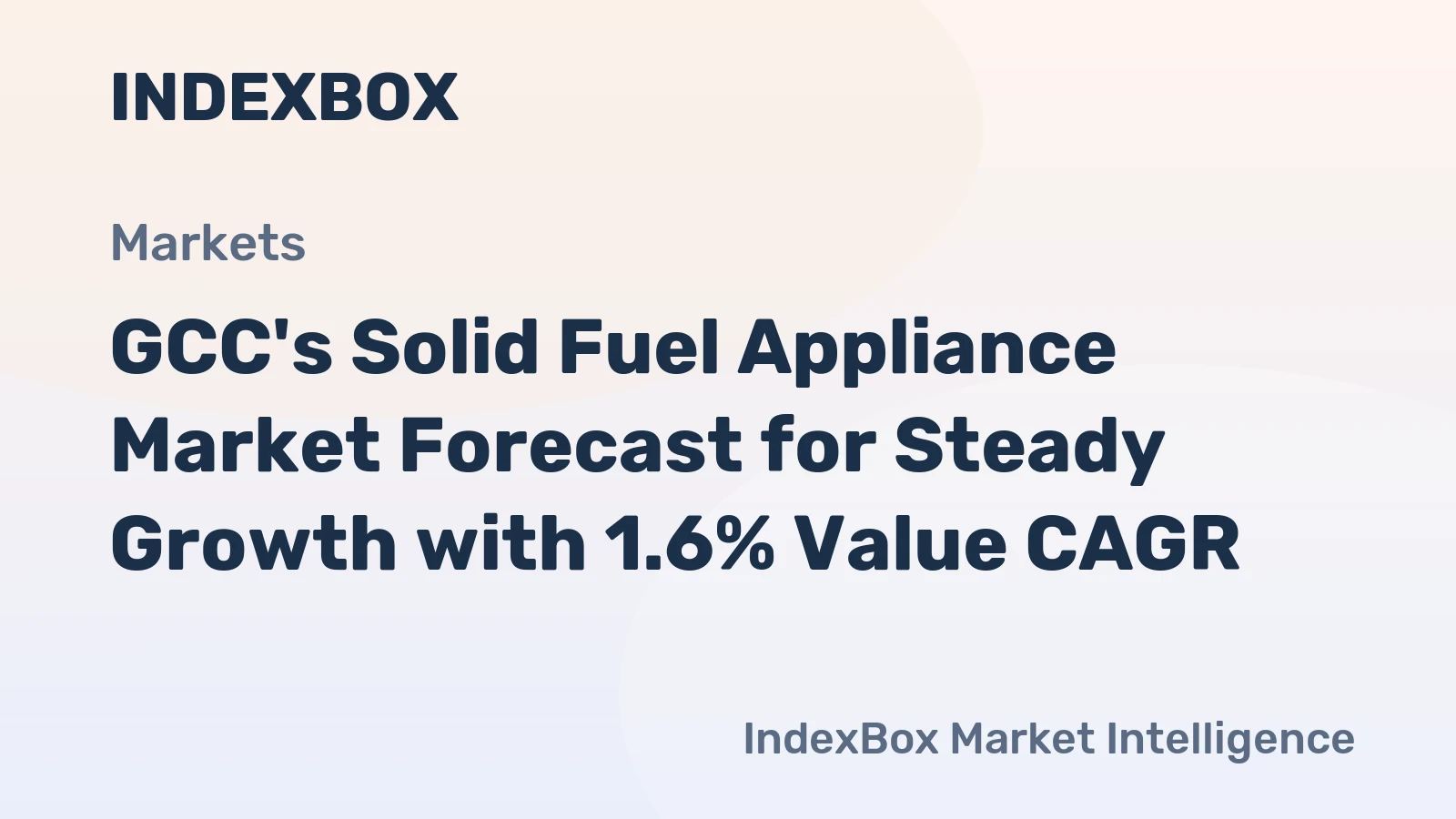 GCC's Solid Fuel Appliance Market Forecast for Steady Growth with 1.6% Value CAGR