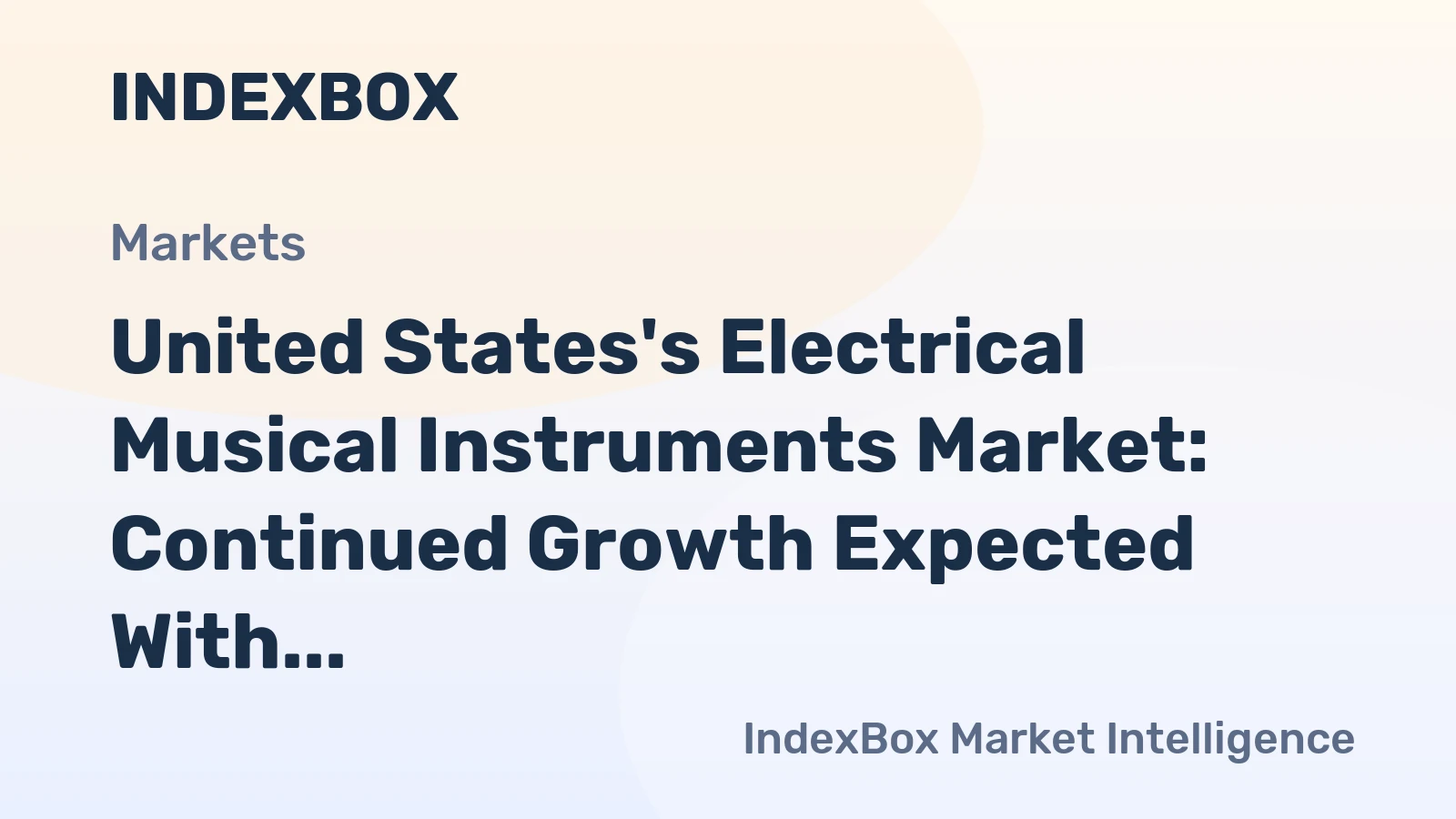 United States's Electrical Musical Instruments Market: Continued Growth Expected With 3.7M Units Sold by 2035