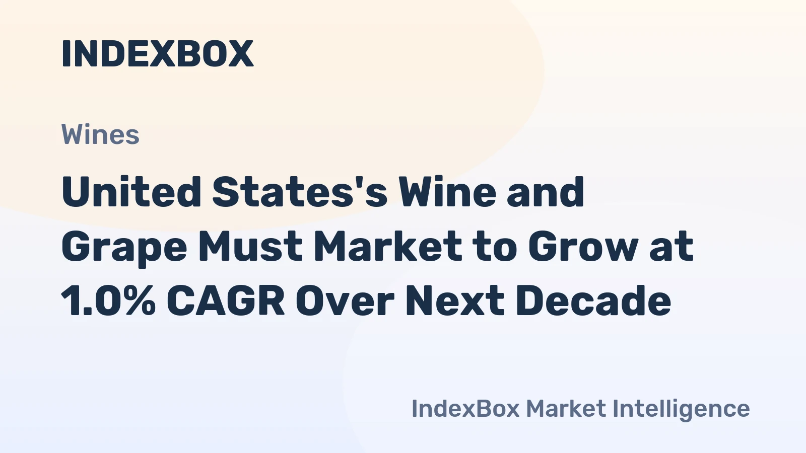 United States's Wine and Grape Must Market to Grow at 1.0% CAGR Over Next Decade