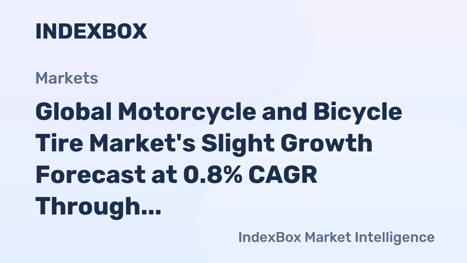 Global Motorcycle and Bicycle Tire Market's Slight Growth Forecast at 0.8% CAGR Through 2035