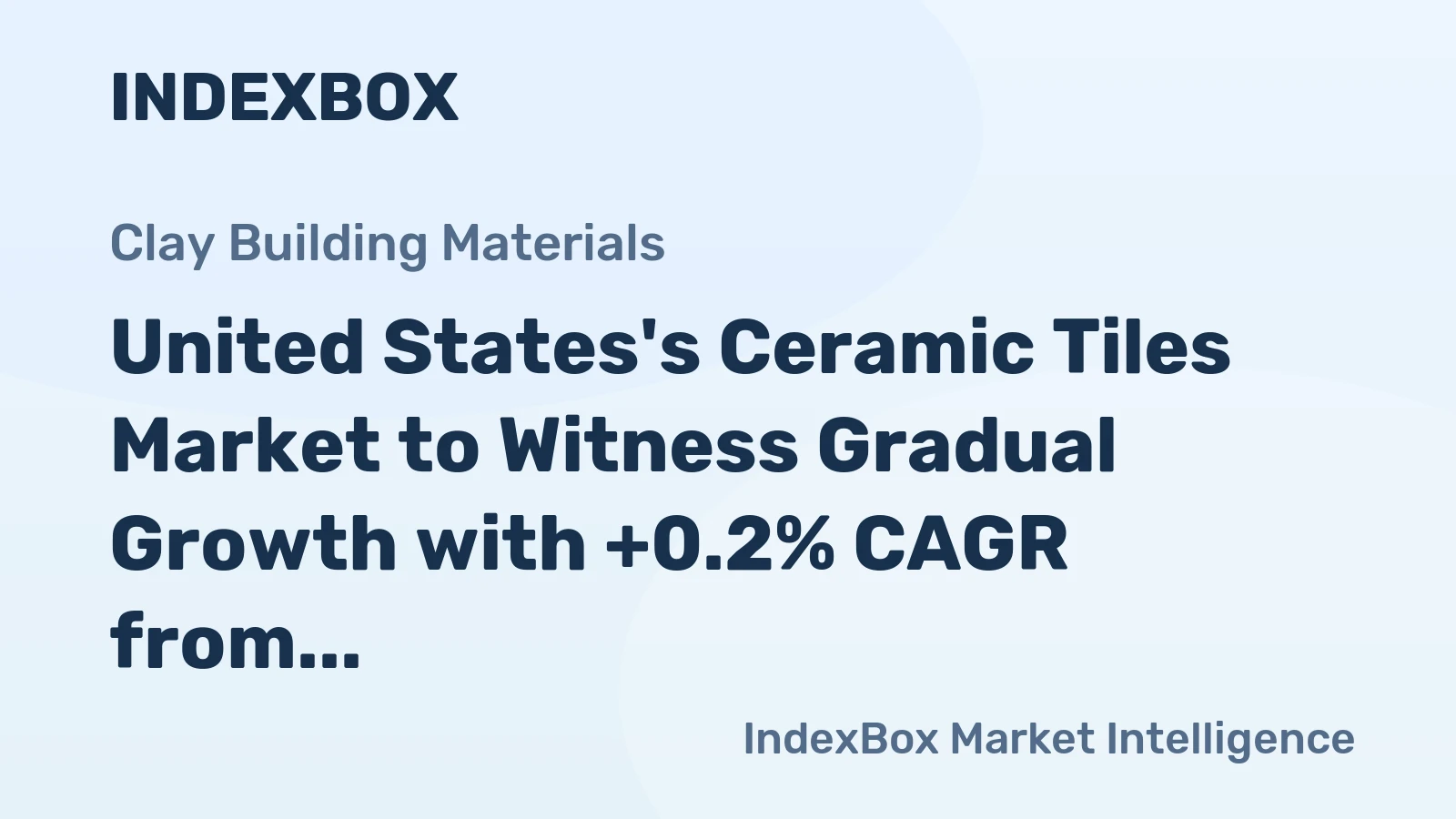 United States's Ceramic Tiles Market to Witness Gradual Growth with +0.2% CAGR from 2024 to 2035