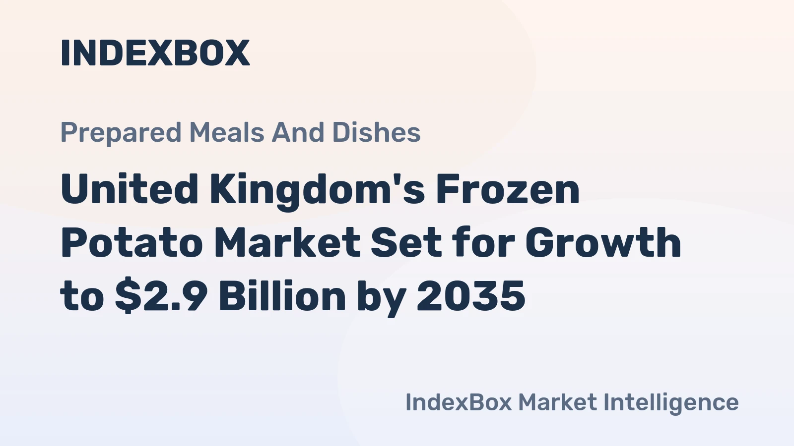 United Kingdom's Frozen Potato Market Set for Growth to $2.9 Billion by 2035