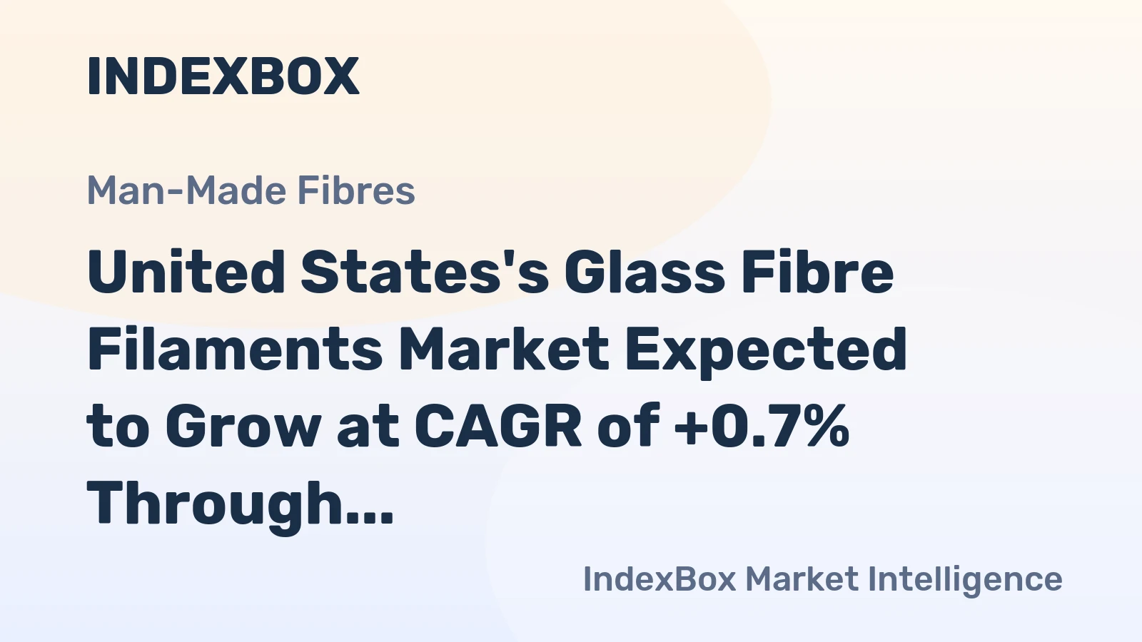 United States's Glass Fibre Filaments Market Expected to Grow at CAGR of +0.7% Through 2035