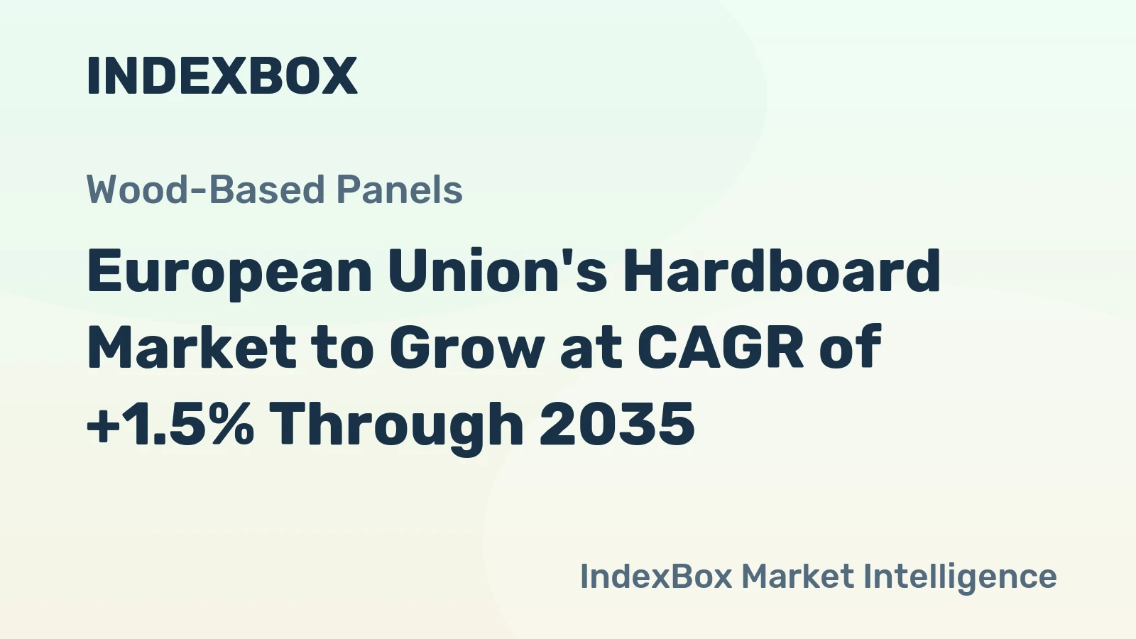 European Union's Hardboard Market to Grow at CAGR of +1.5% Through 2035