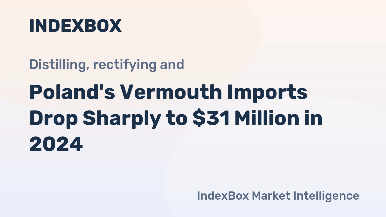 Poland's Vermouth Imports Drop Sharply to $31 Million in 2024
